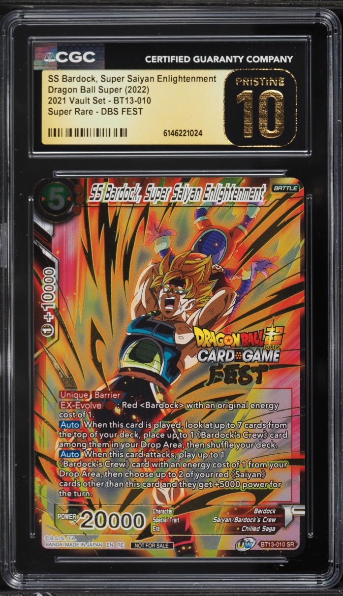 2022 Dragon Ball Super '21 Vault Set Fest SS Bardock Super Saiyan ...