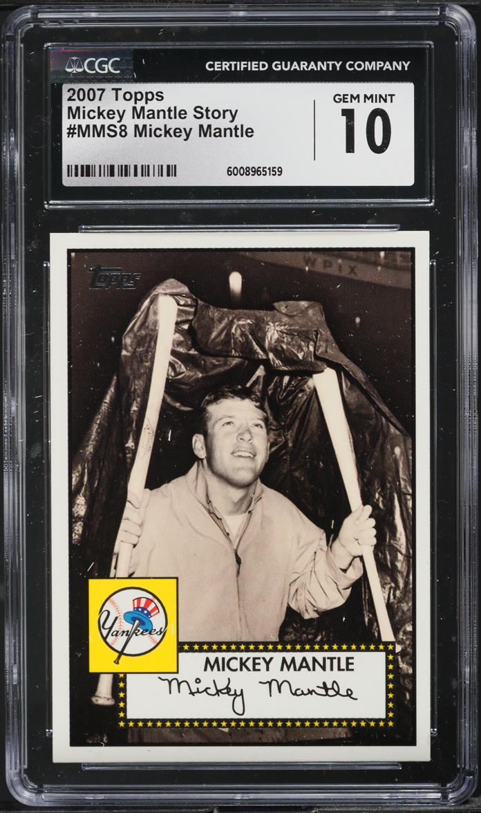 2007 Topps Story Mickey Mantle #MMS8 CGC 10 GEM MINT on Fanatics Collect
