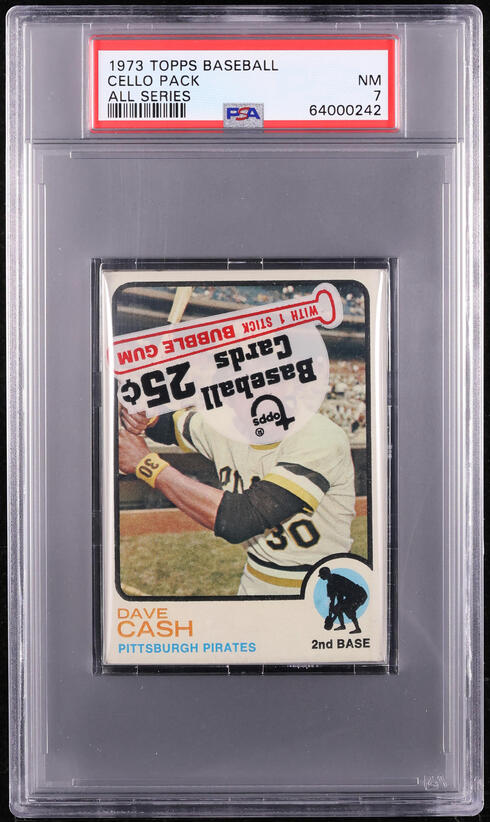 1973 Topps Baseball All Series Cello Pack PSA 7 NRMT on Fanatics Collect