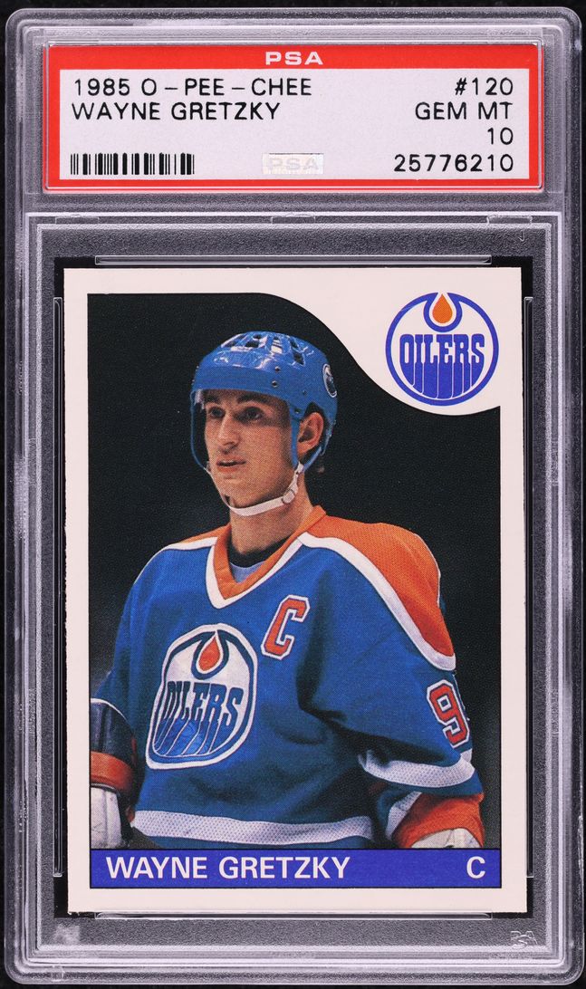 1985 O-Pee-Chee Hockey Wayne Gretzky #120 PSA 10 GEM MINT on Fanatics Collect