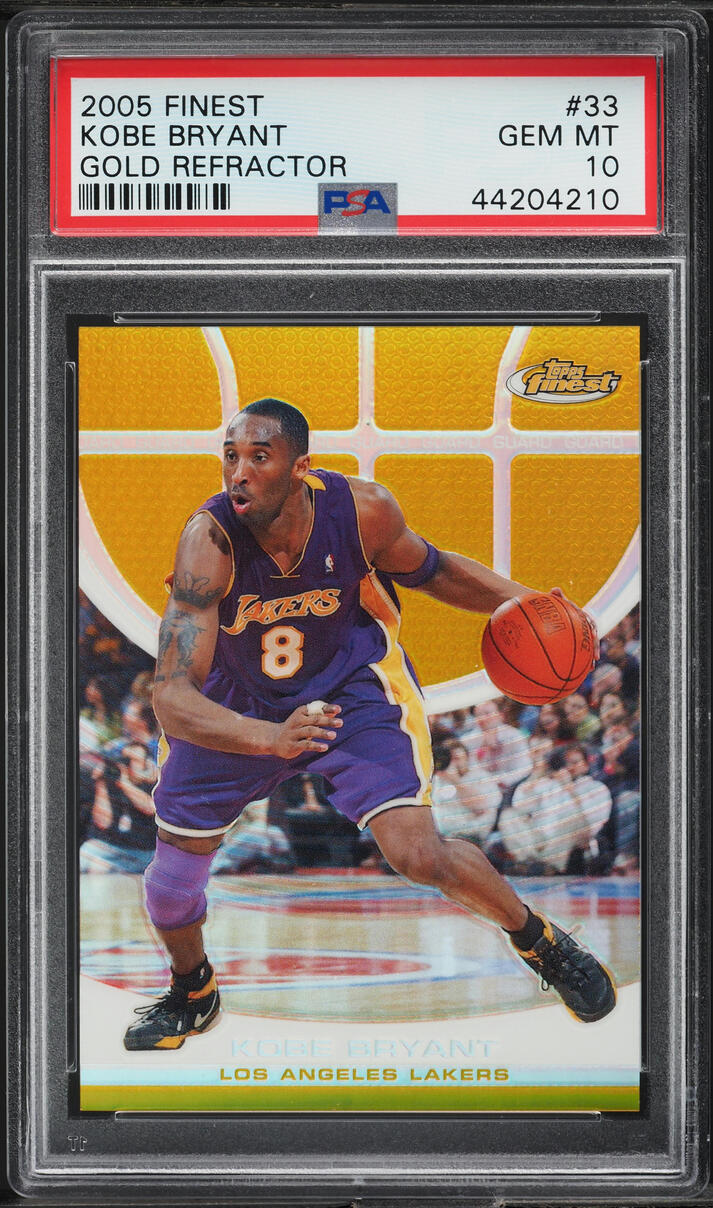 2005 Finest Gold Refractor Kobe Bryant /39 #33 PSA 10 GEM MINT on Fanatics Collect