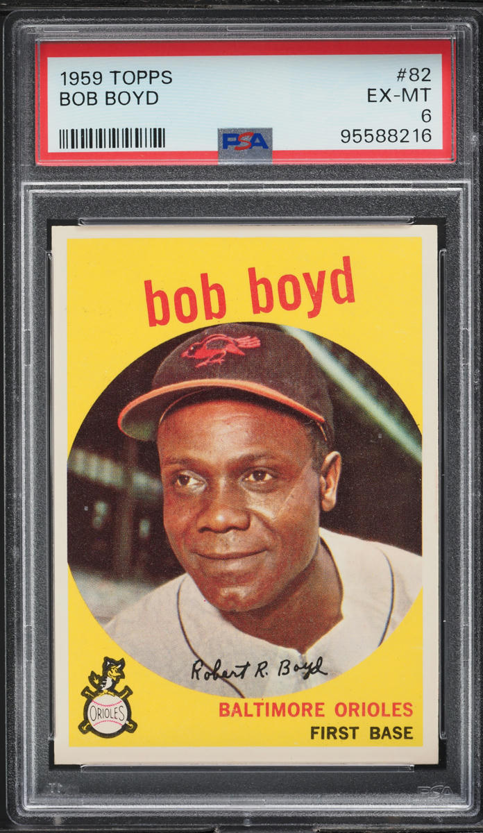1959 Topps Bob Boyd #82 PSA 6 EXMT on Fanatics Collect