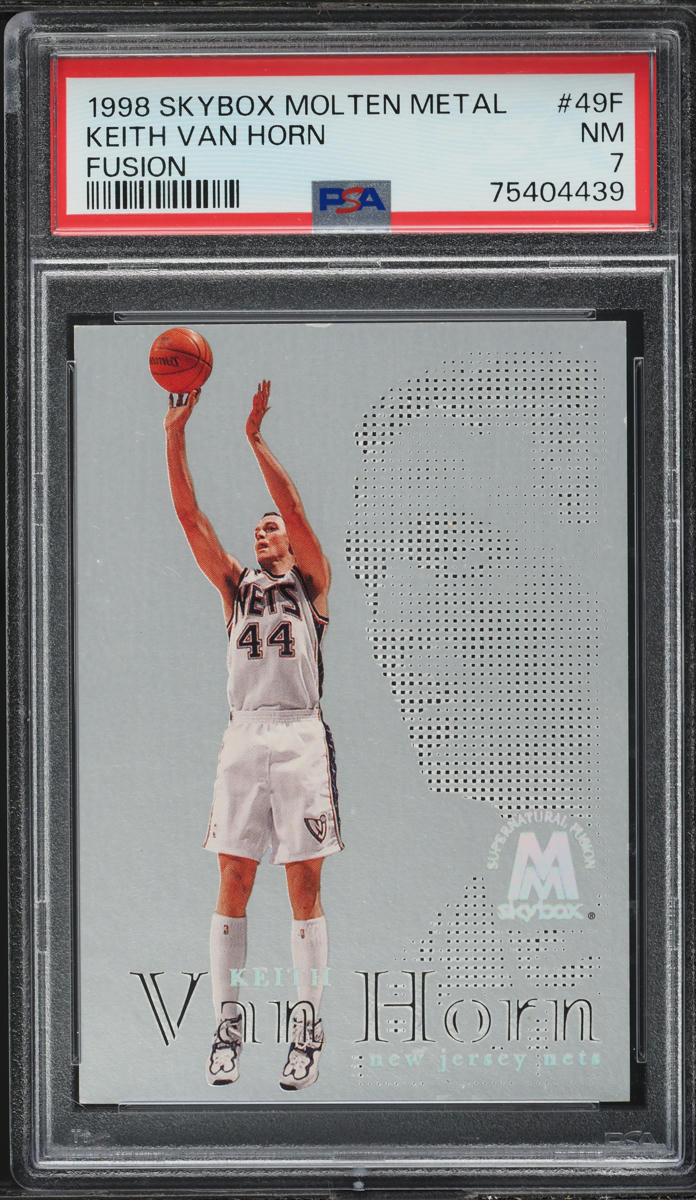 1998 Skybox Molten Metal Fusion Keith Van Horn /250 #49F PSA 7 NRMT on Fanatics Collect