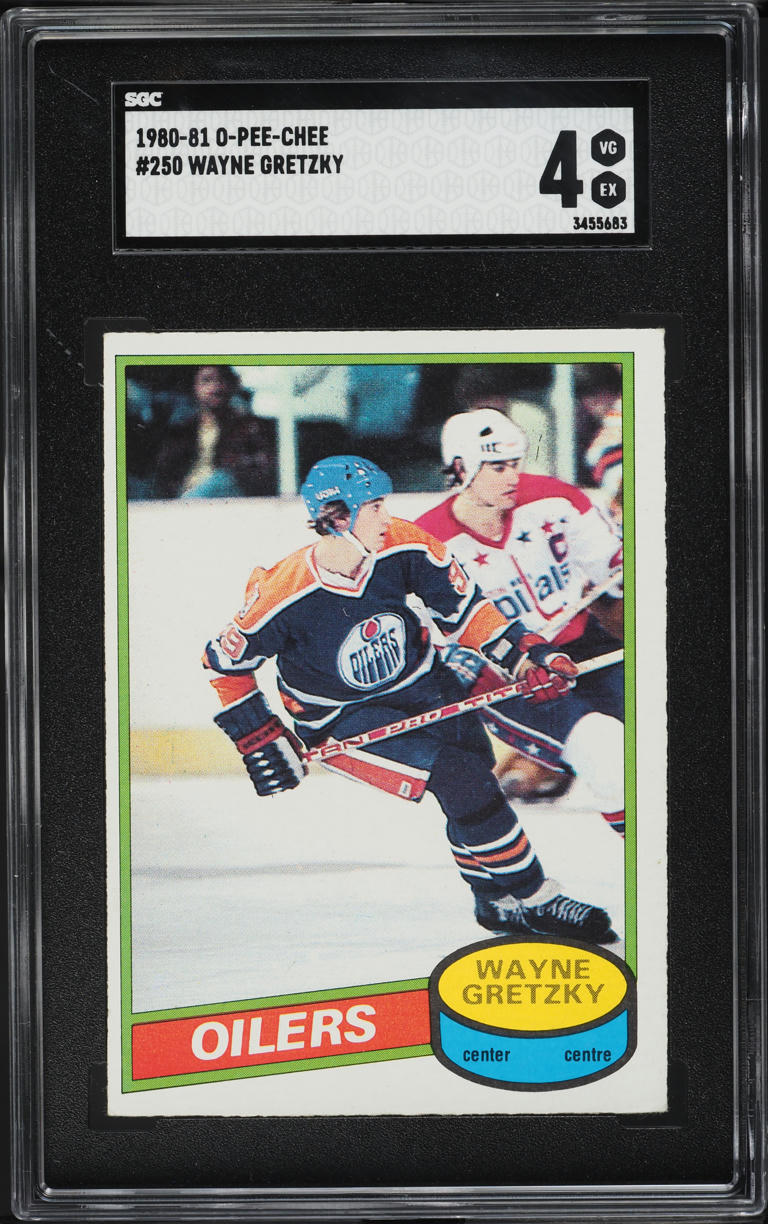 1980 O-Pee-Chee Hockey Wayne Gretzky #250 SGC 4 VGEX on Fanatics Collect