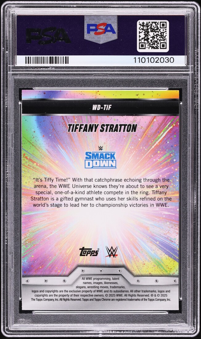 2025 Topps Chrome WWE Women's Division Neon Green Refractor Tiffany ...