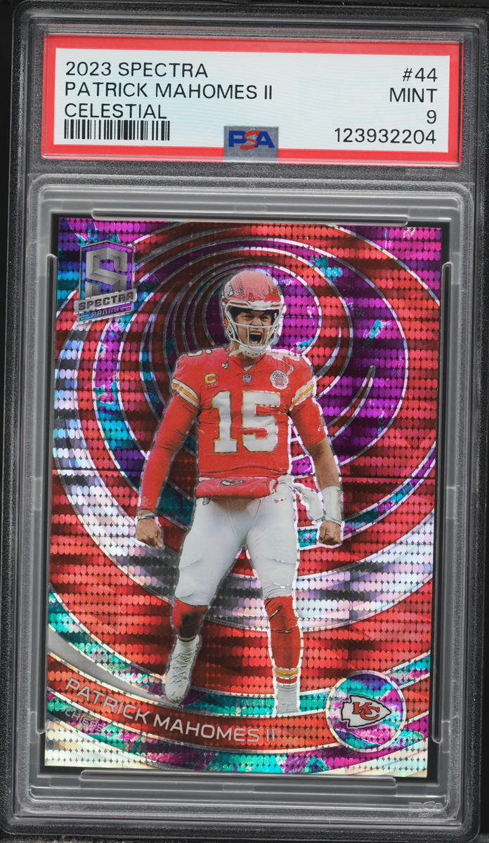 2023 Panini Spectra Celestial Patrick Mahomes II /99 #44 PSA 9 MINT on ...