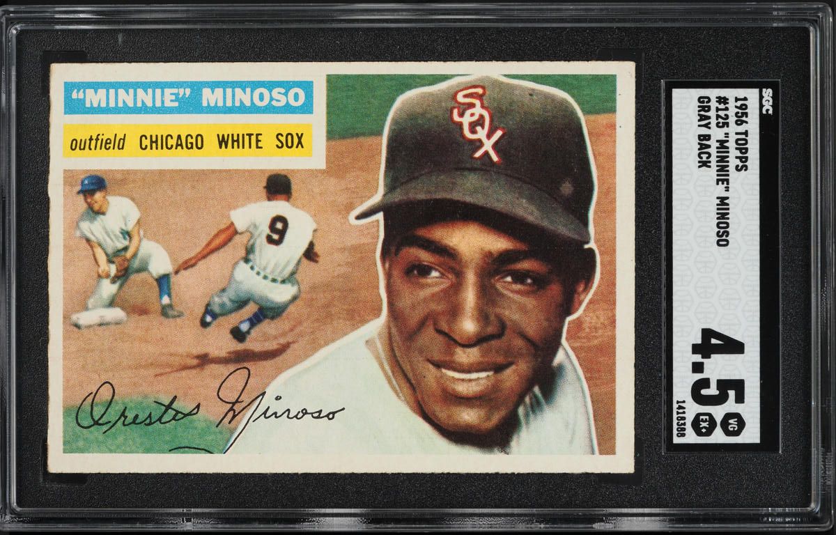 1956 Topps Minnie Minoso #125 SGC 4.5 VGEX+ on Fanatics Collect