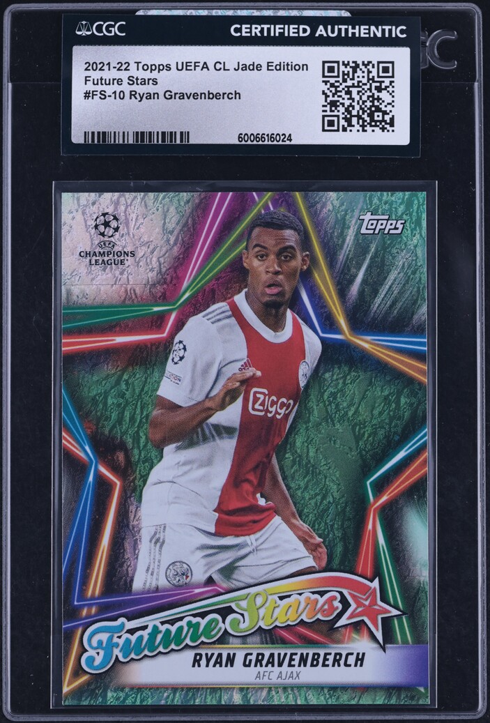 2021 Topps UEFA Champions League Jade Edition Ryan Gravenberch #FS-10 ...