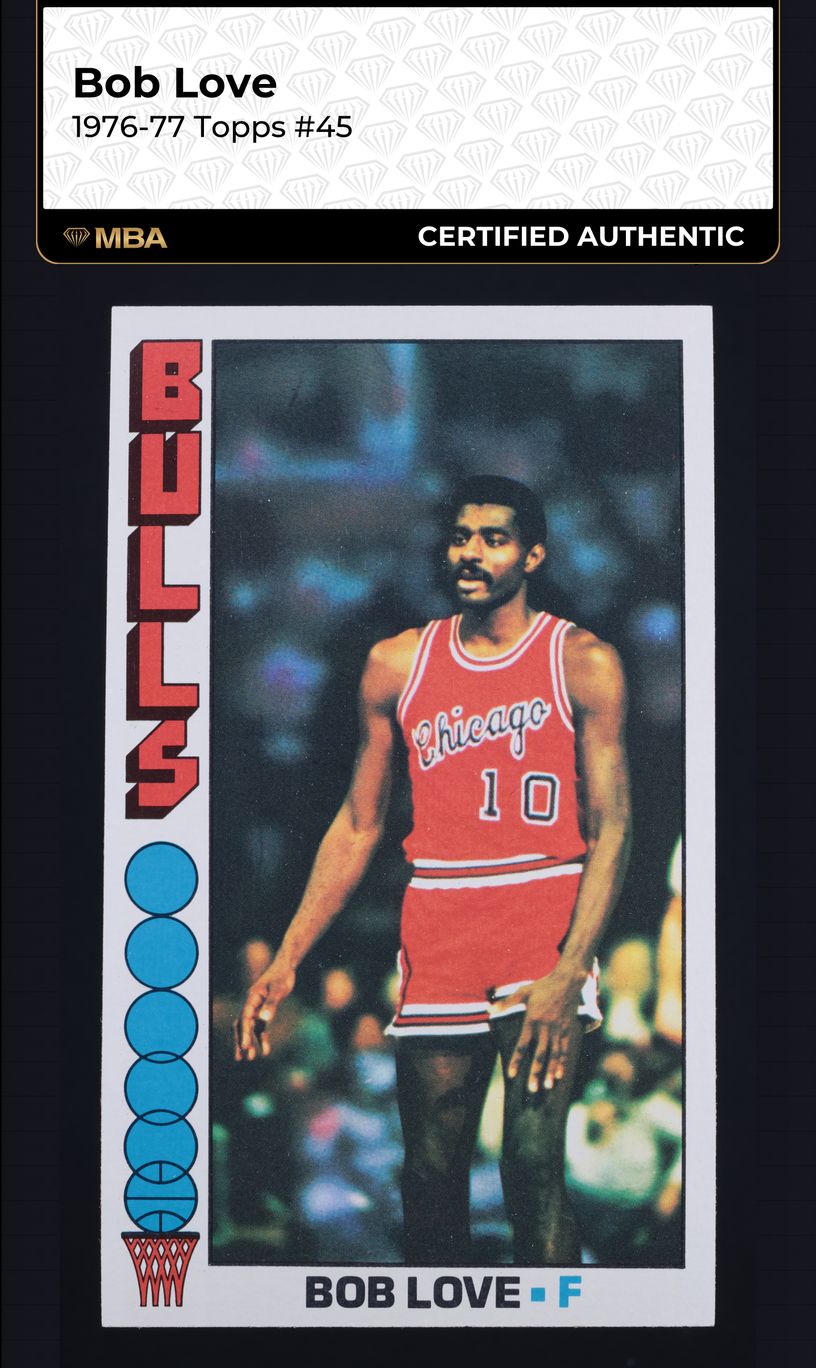 1976 Topps Basketball Bob Love #45 MBA AUTH on Fanatics Collect