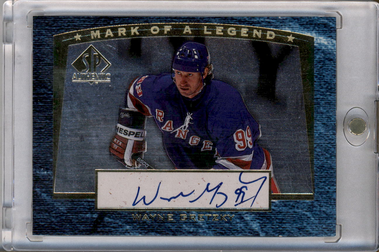 1997-98 SP Authentic Mark of a Legend #M6 Wayne Gretzky Autograph Auto ...