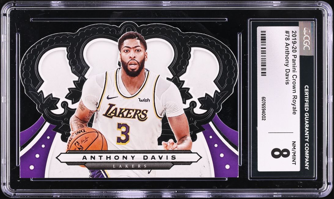 2019 Crown Royale Anthony Davis #78 CGC 8 NM-MT on Fanatics Collect