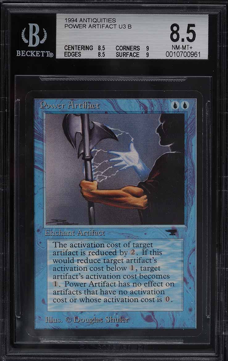 1994 Magic The Gathering MTG Antiquities Power Artifact U3 B BGS 8.5 NM-MT+ on Fanatics Collect