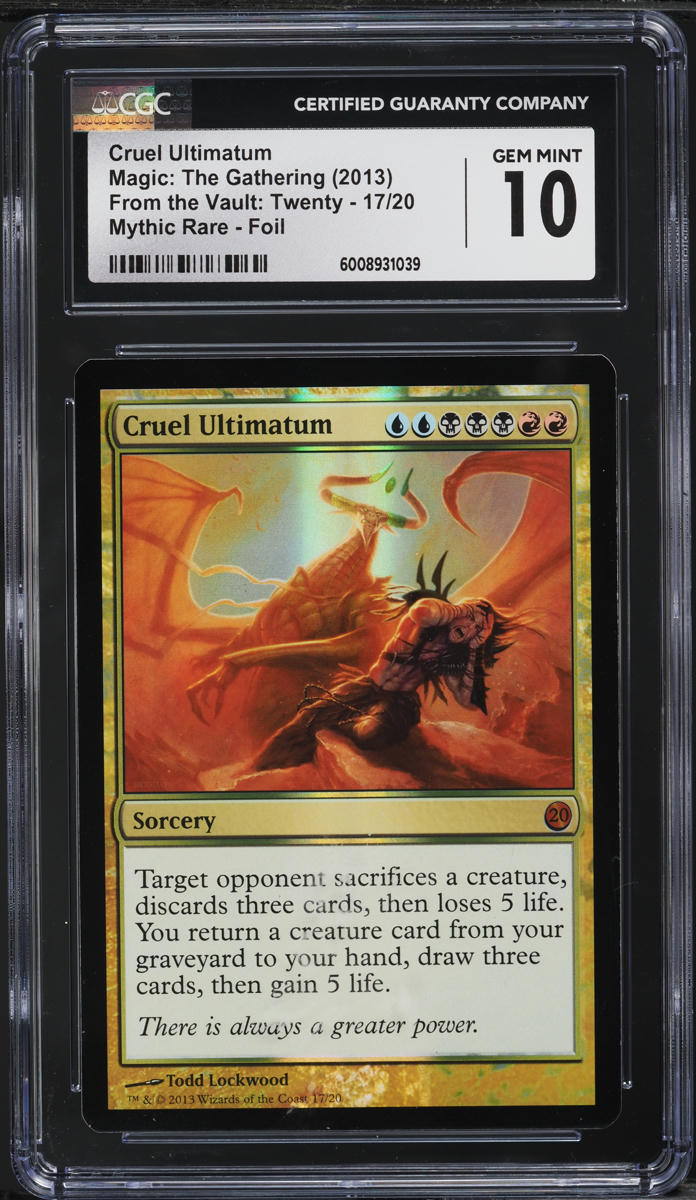 2013 Magic The Gathering MTG From The Vault Twenty Foil Cruel Ultimatum ...