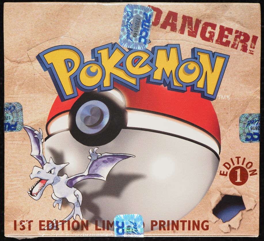 1999 Pokemon Fossil 1st Edition Booster Box Sealed on Fanatics Collect