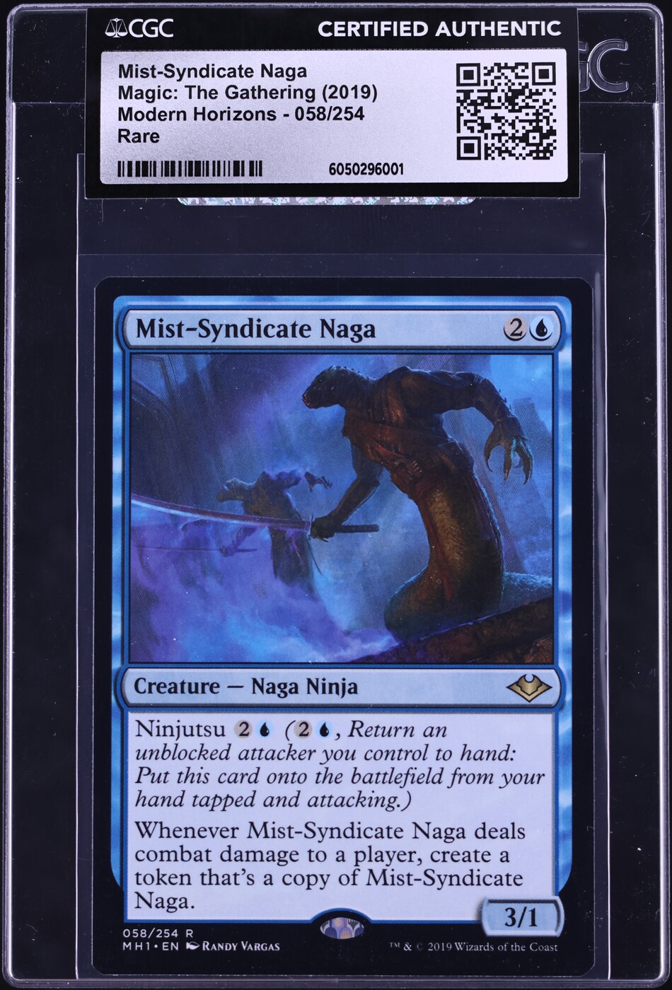 2019 Magic The Gathering MTG MH Mist-Syndicate Naga #058 CGC AUTH on ...