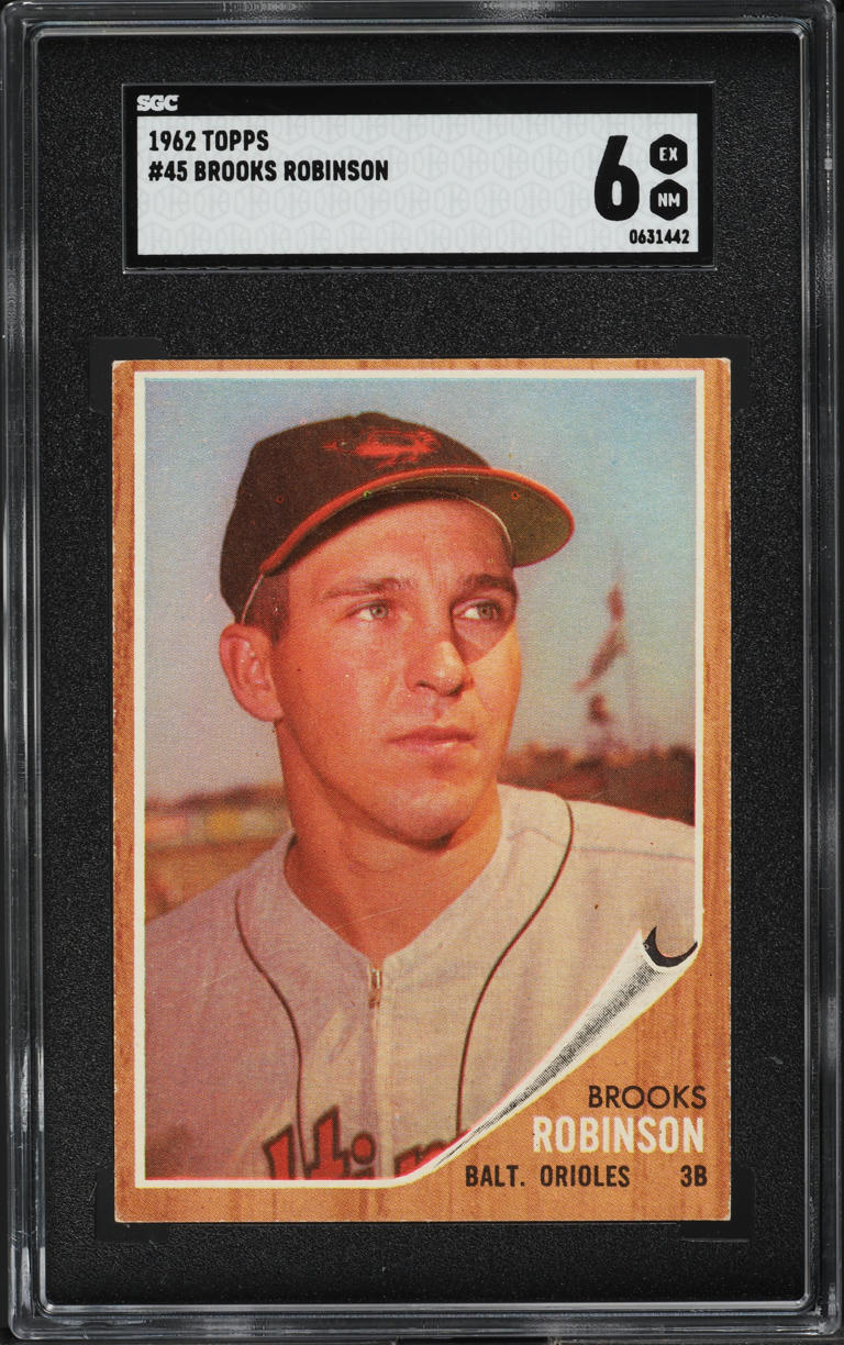 1962 Topps Brooks Robinson #45 SGC 6 EXMT on Fanatics Collect