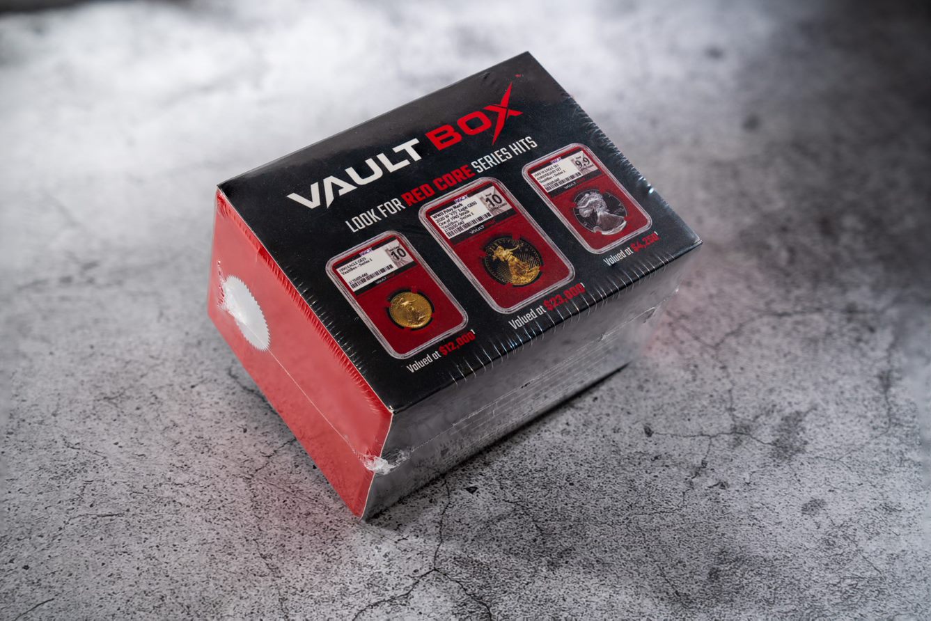VaultBox Series 1 -Sealed Coin Box- NGCX 10-pt Graded Coins (Presale ...
