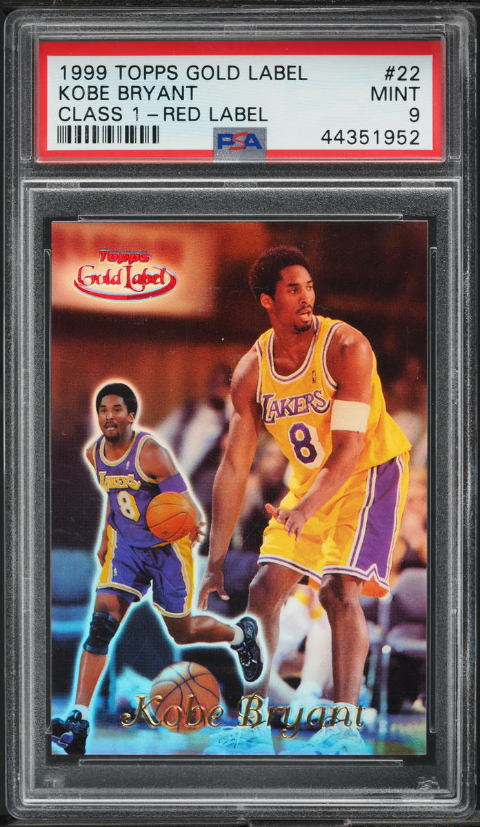 1999 Topps Gold Label Class 1 Red Kobe Bryant /100 #22 PSA 9 MINT on ...
