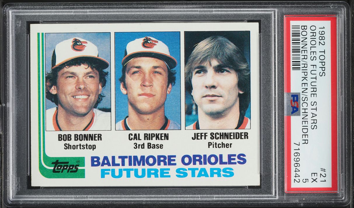 1982 Topps Cal Ripken Jr. ROOKIE #21 PSA 5 EX on Fanatics Collect