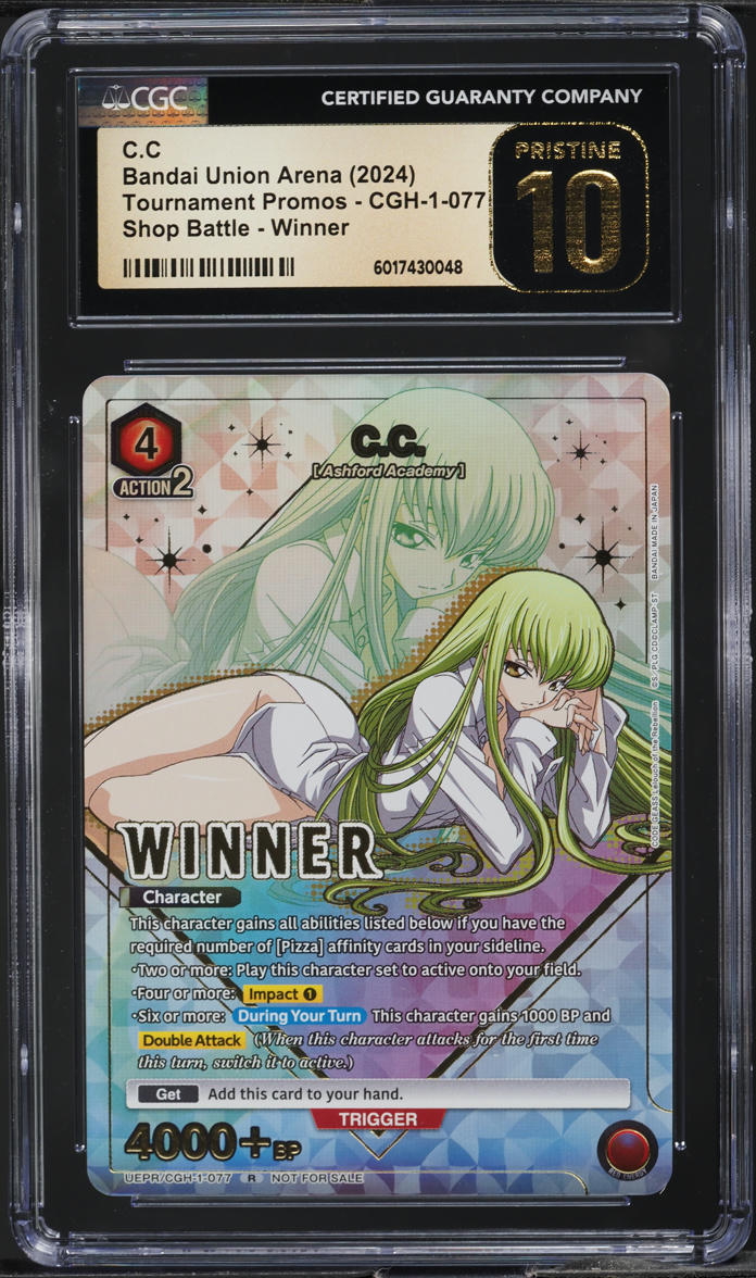 2024 Union Arena Tournament Promo Shop Battle Winner C.C. CGC 10 ...