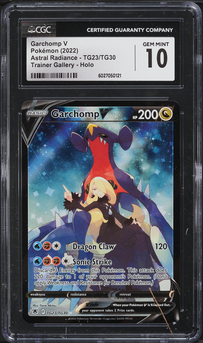 2022 Pokemon SWSH Astral Radiance Trainer Gallery Holo Garchomp V #TG23 ...