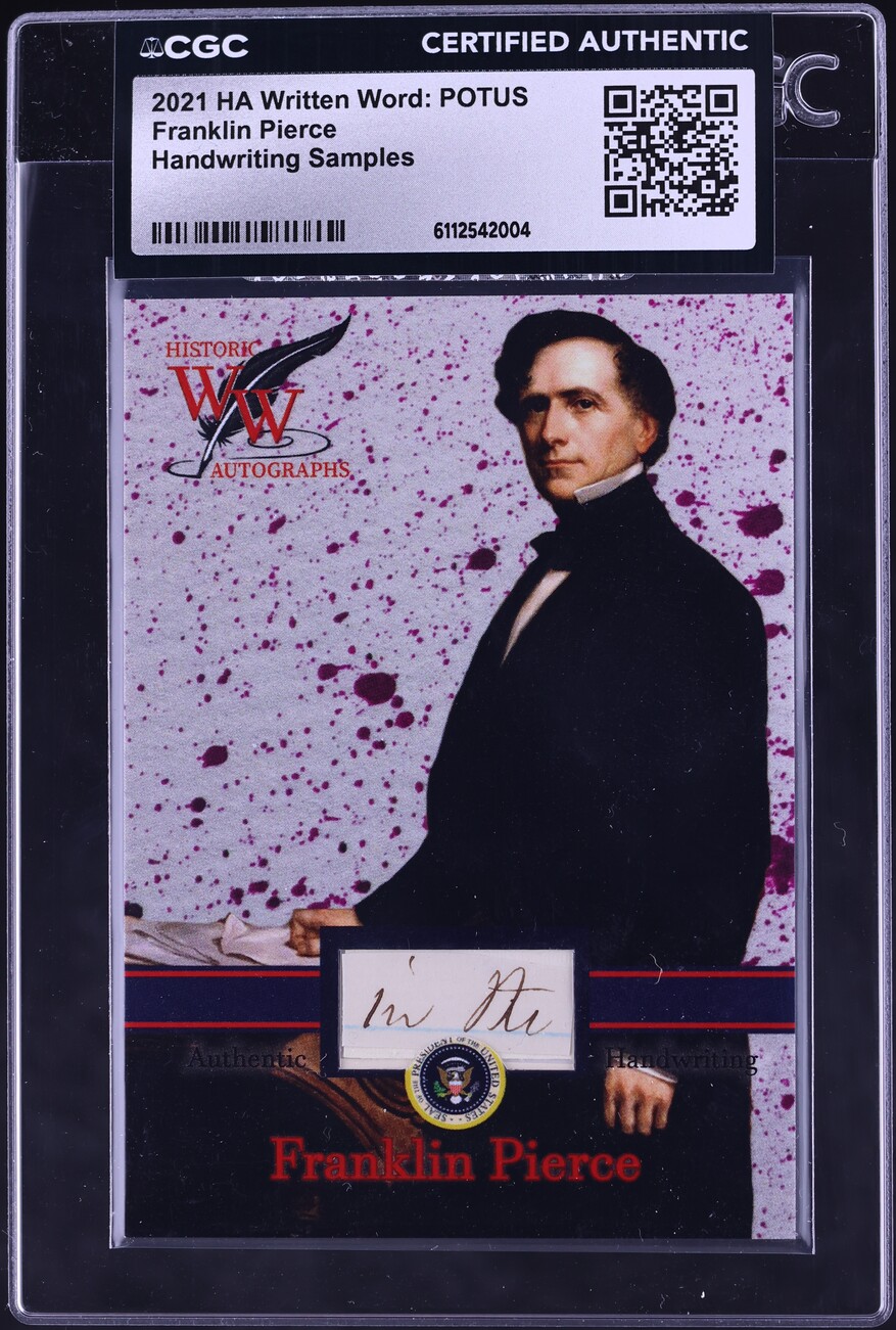 2021 History Autographs Written Word POTUS Handwriting Samples Franklin ...