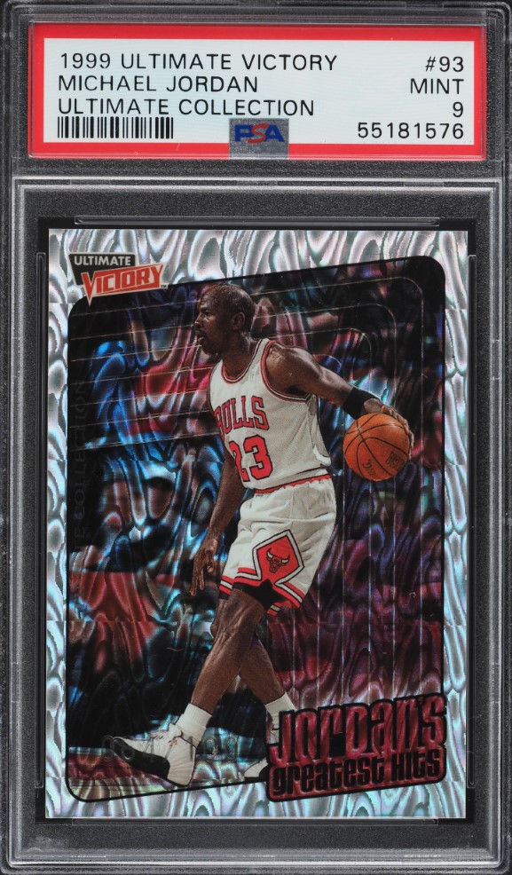 1999 Ultimate Victory Ultimate Collection Michael Jordan /100 #93 PSA 9 ...