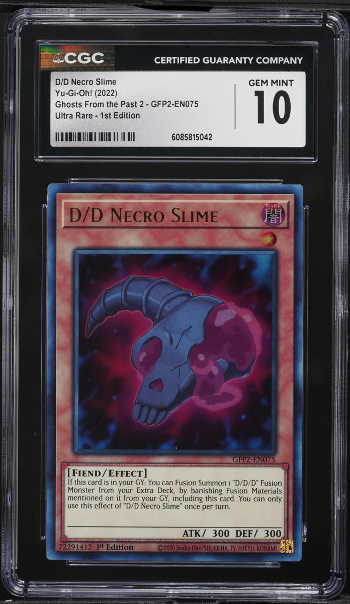 2022 Yu-Gi-Oh! Ghosts From The Past 2 1st Edition Ultra Rare D/D Necro Slime #GFP2-EN075 CGC 10 ...