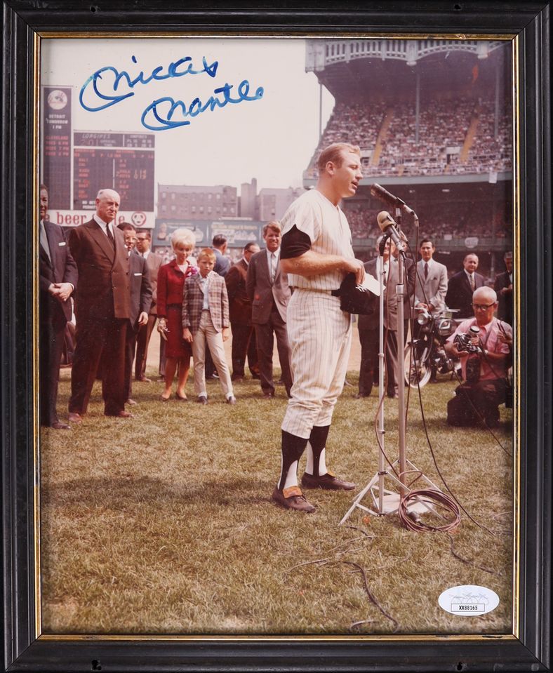 Mickey Mantle Signed 8x10 Color Photograph - JSA LOA on Fanatics Collect