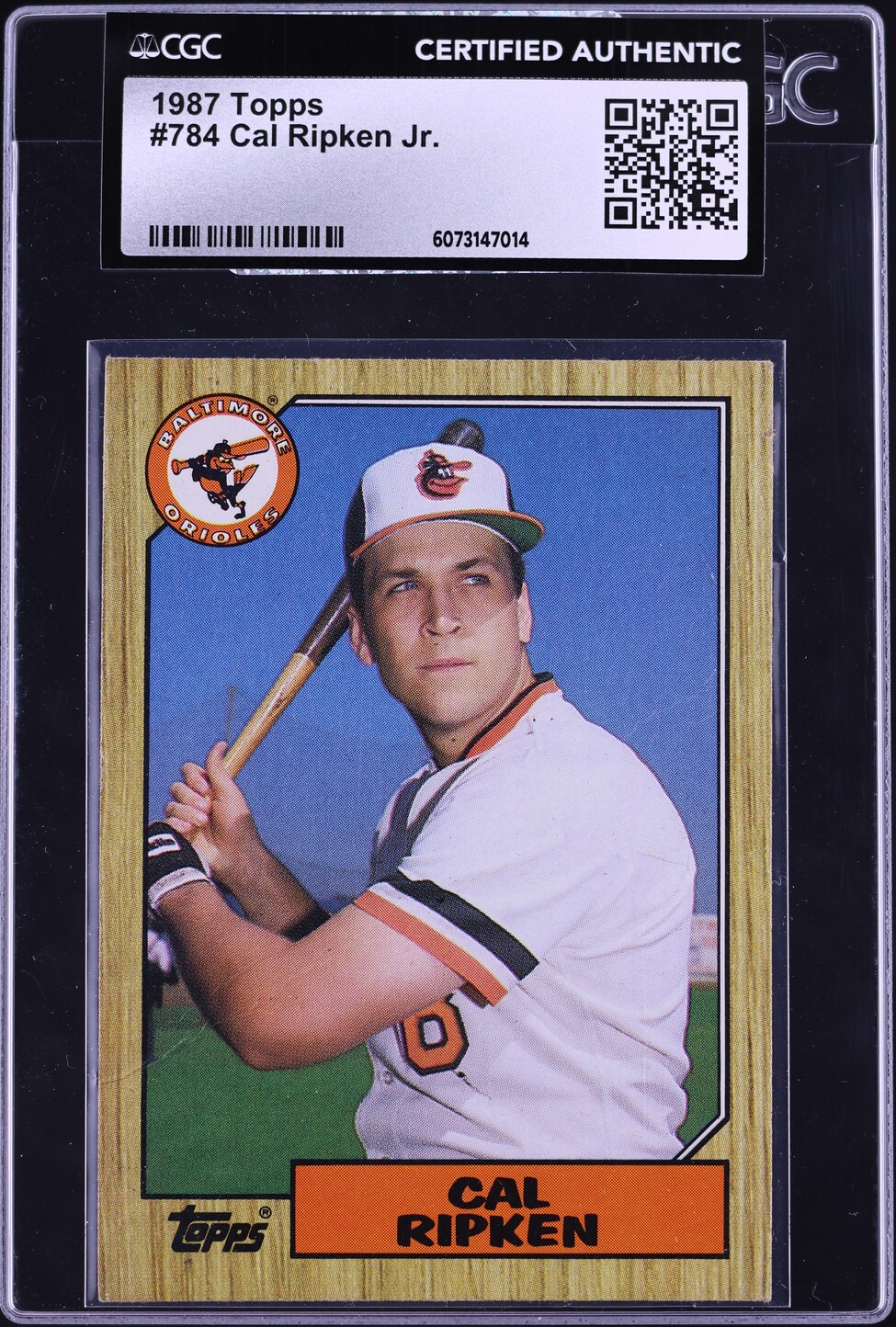 1987 Topps Cal Ripken Jr. #784 CGC AUTH on Fanatics Collect