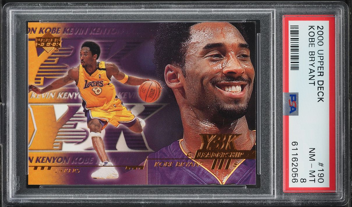 2000 Upper Deck Basketball Kobe Bryant #190 PSA 8 NM-MT on Fanatics Collect