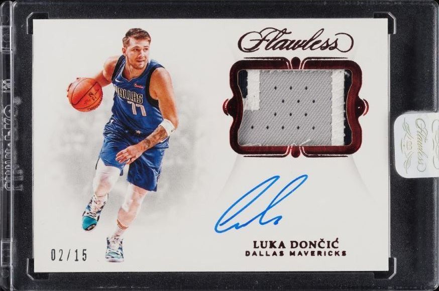 2018 Panini Flawless Ruby Luka Doncic ROOKIE PATCH AUTO /15 #SPLDC on ...