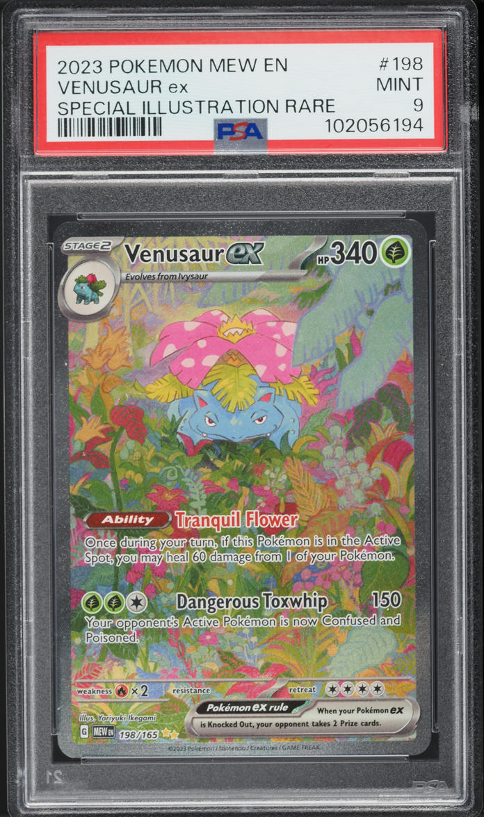 2023 Pokemon Scarlet & Violet 151 SIR Venusaur ex #198 PSA 9 MINT on ...