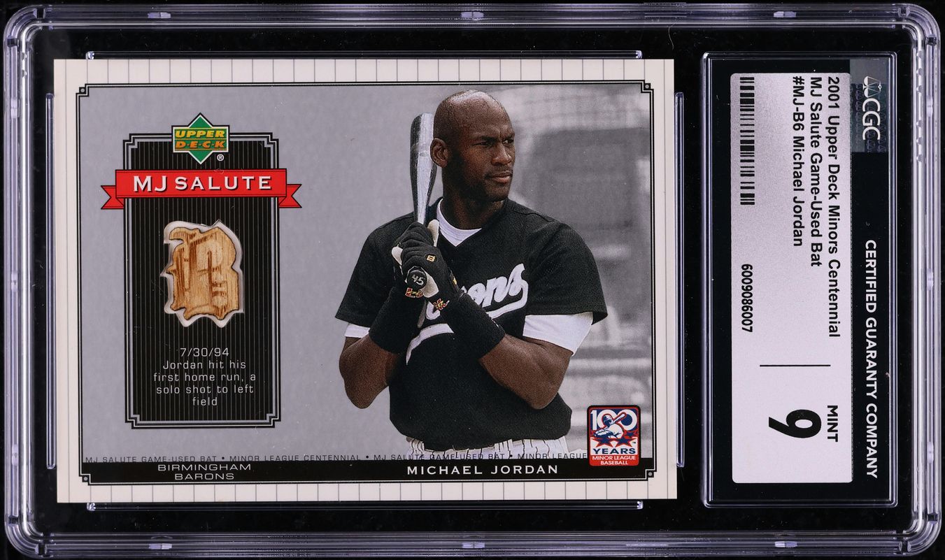 2001 Upper Deck Minors Centennial Salute Michael Jordan PATCH #MJ-B6 ...
