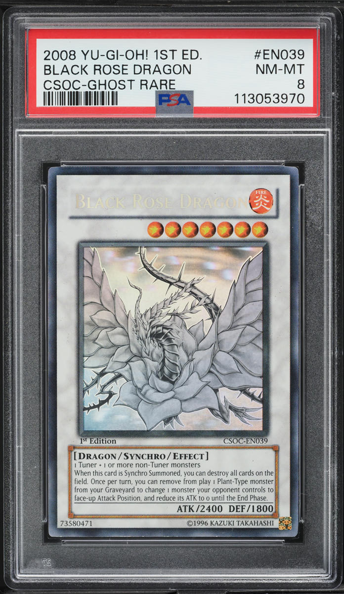 2008 Yu-Gi-Oh! Crossroads Chaos Ghost 1st Ed Black Rose Dragon #CSOC ...