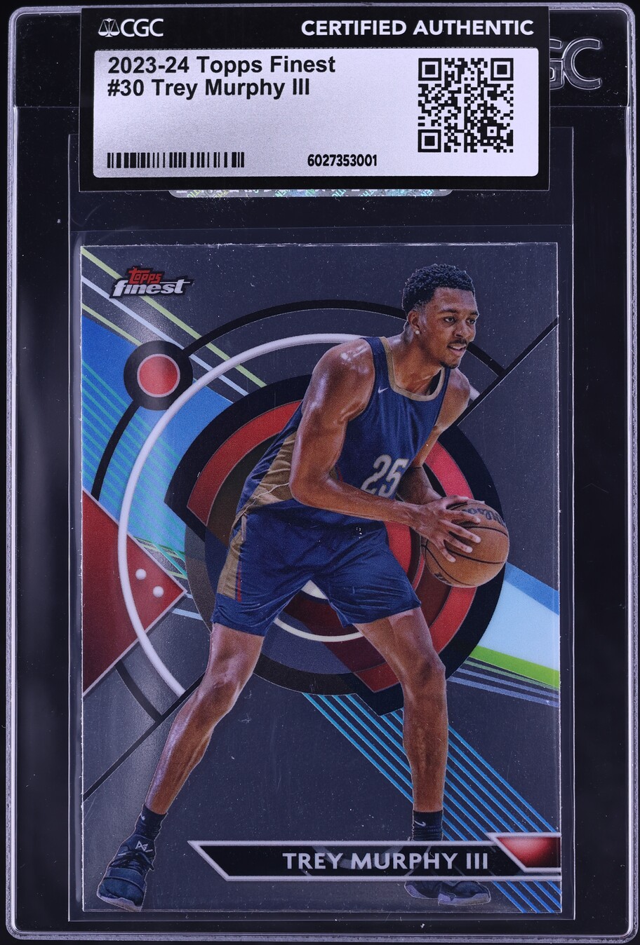 2023 Finest Basketball Trey Murphy III #30 CGC AUTH on Fanatics Collect