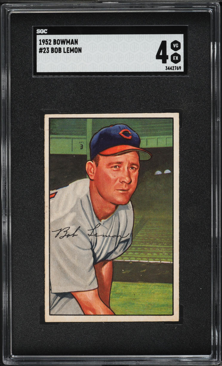 1952 Bowman Bob Lemon #23 SGC 4 VGEX on Fanatics Collect
