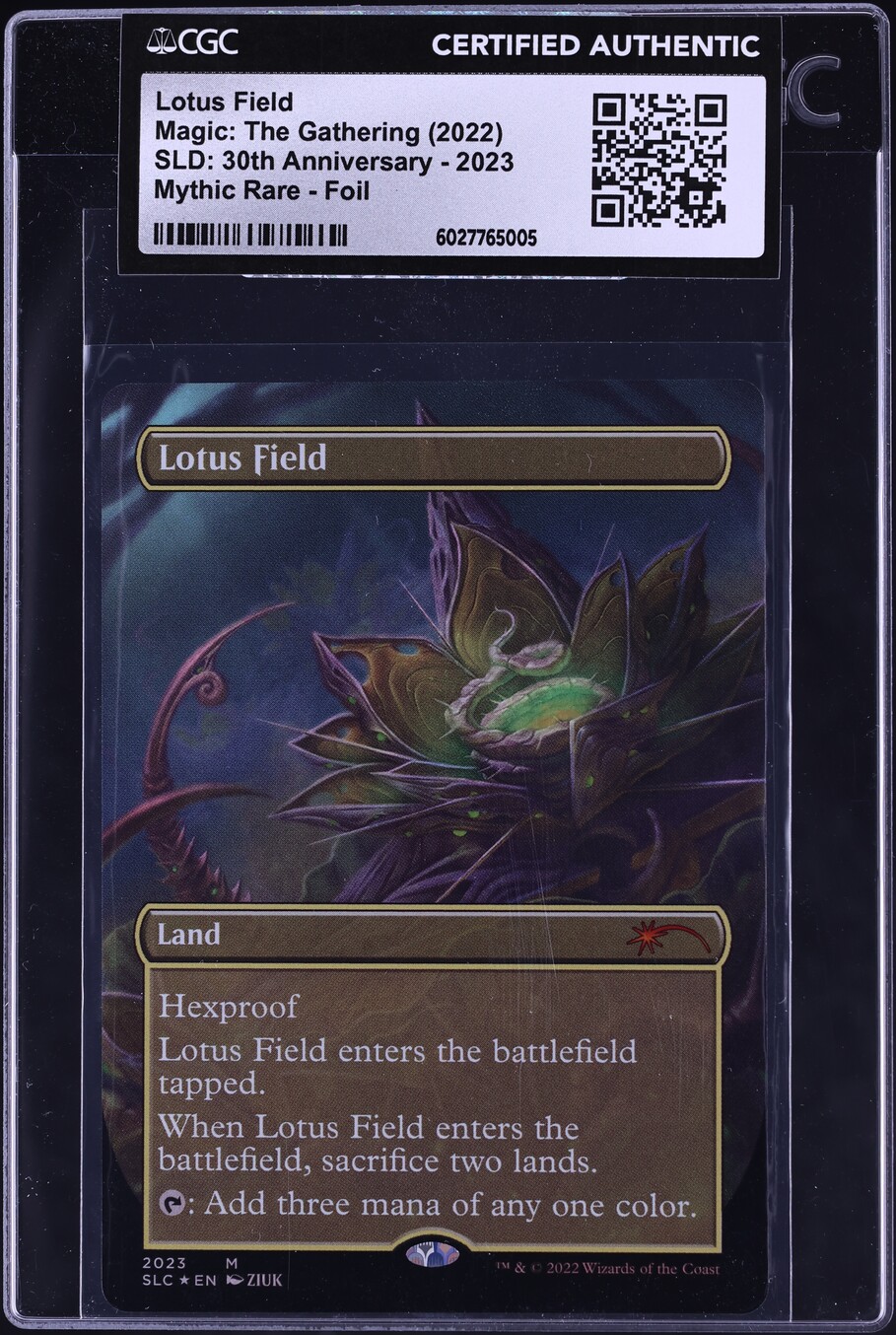 2022 Magic The Gathering MTG 30th Anniversary Foil Lotus Field #2023 ...