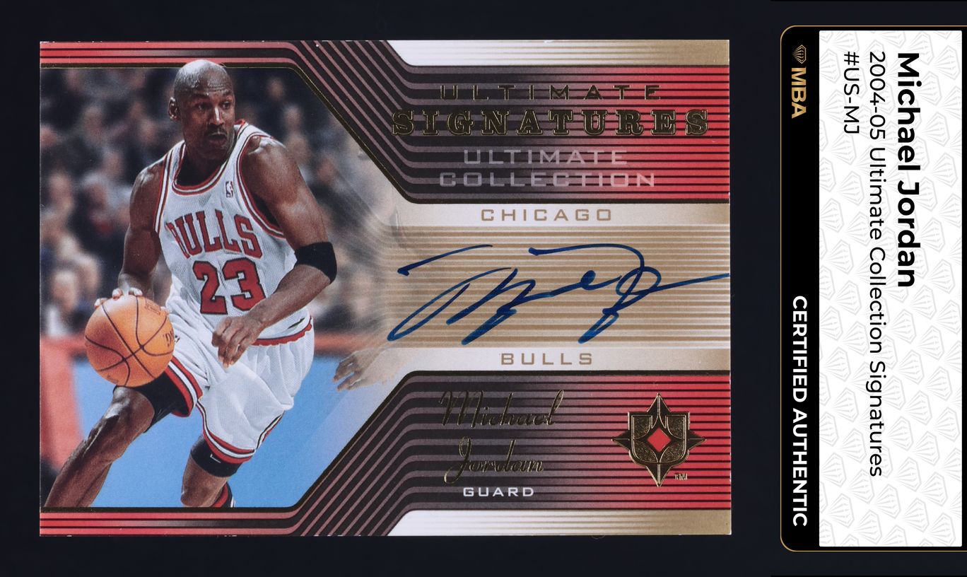 2004 Ultimate Collection Signatures Michael Jordan AUTO #US-MJ MBA AUTH ...
