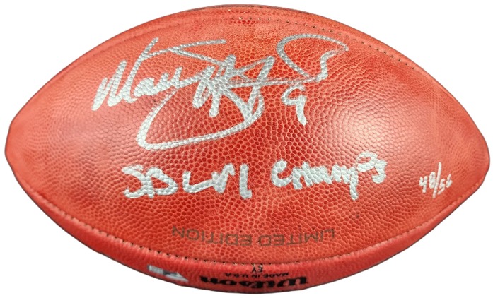 Matthew Stafford Signed Autographed Football w/ Inscription - Fanatics ...