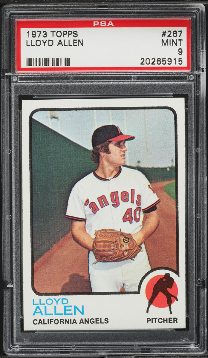 1973 Topps Lloyd Allen #267 PSA 9 MINT on Fanatics Collect