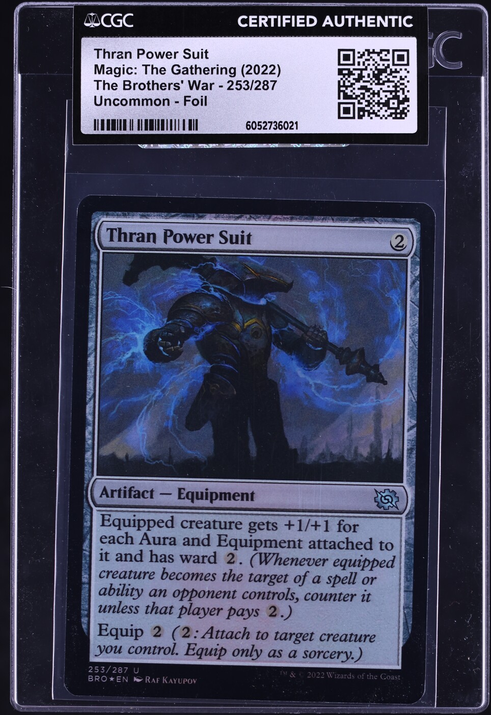 2022 Magic The Gathering MTG The Brothers' War Foil Thran Power Suit ...