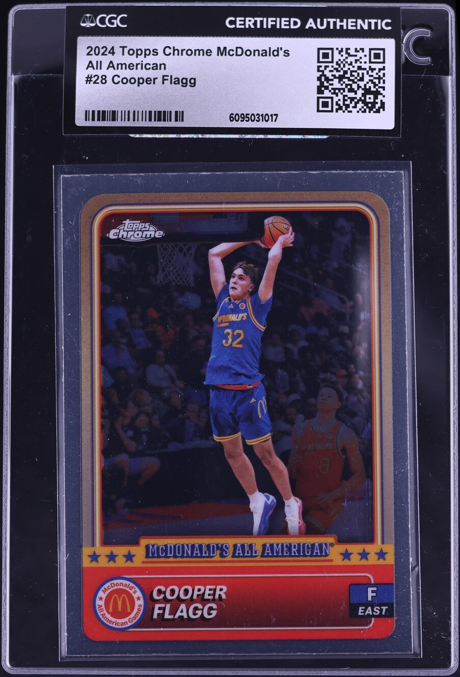 2024 Topps Chrome McDonald's All American Cooper Flagg ROOKIE #28 CGC ...