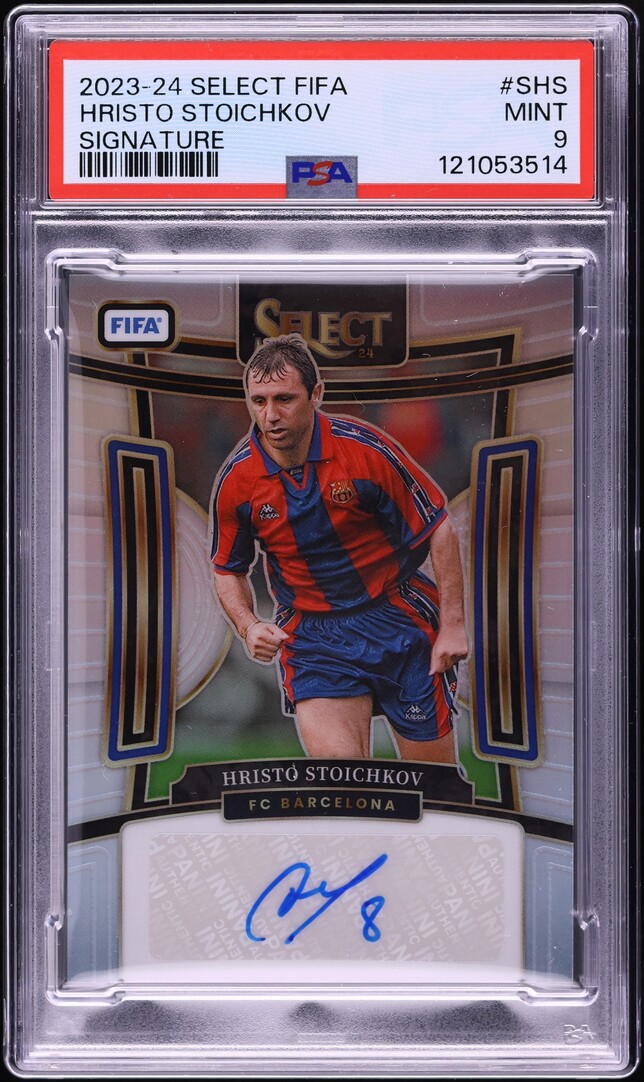 2023 Select FIFA Hristo Stoichkov AUTO #S-HS PSA 9 MINT on Fanatics Collect