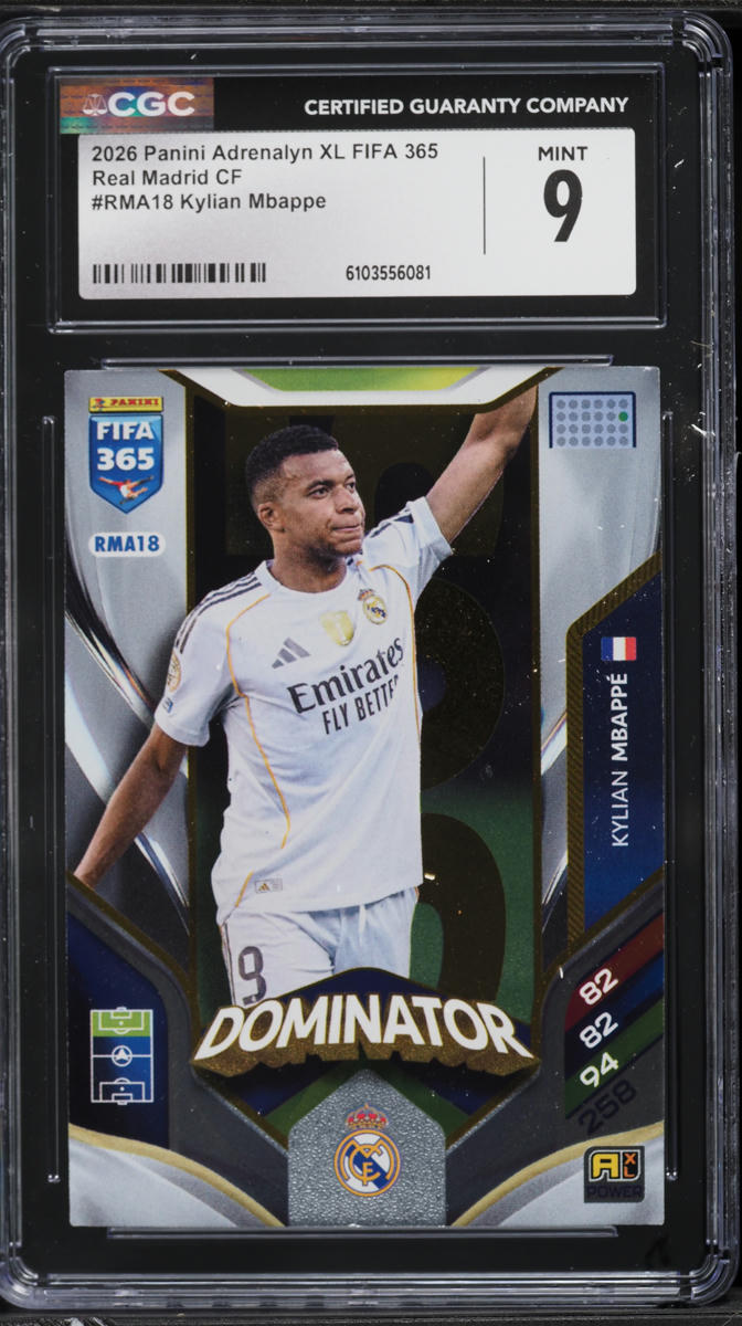 2026 Panini Adrenalyn XL FIFA 365 Real Madrid CF Kylian Mbappe #RMA18 ...