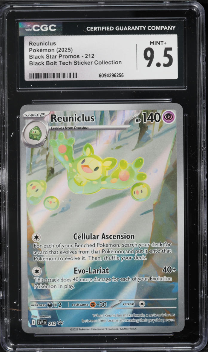 2025 Pokemon SV Black Star Promo Black Bolt Tech Sticker Full Art ...