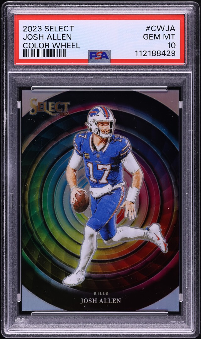 2023 Select Color Wheel Josh Allen #CWJA PSA 10 GEM MINT on Fanatics ...