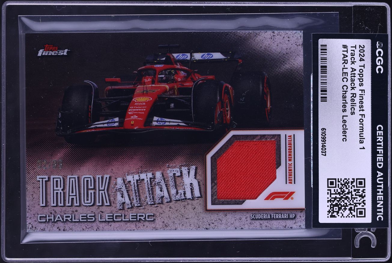 2024 Finest Formula 1 F1 Track Attack Charles Leclerc PATCH /99 #TAR ...