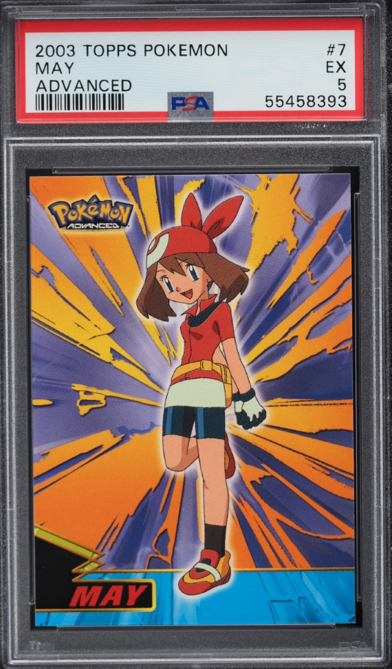 2003 Topps Pokemon Advanced May #7 PSA 5 EX on Fanatics Collect