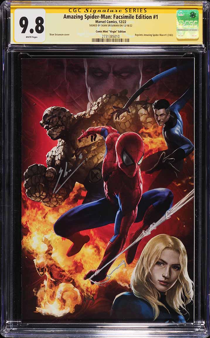 Amazing Spider-Man: Facsimile Edition #1 (Marvel, 2022) Signature Series CGC 9.8 on Fanatics Collect